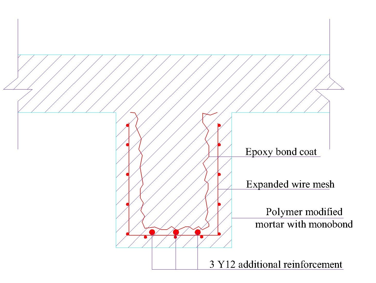 Treatment for slab and beam subject to excessive deflection